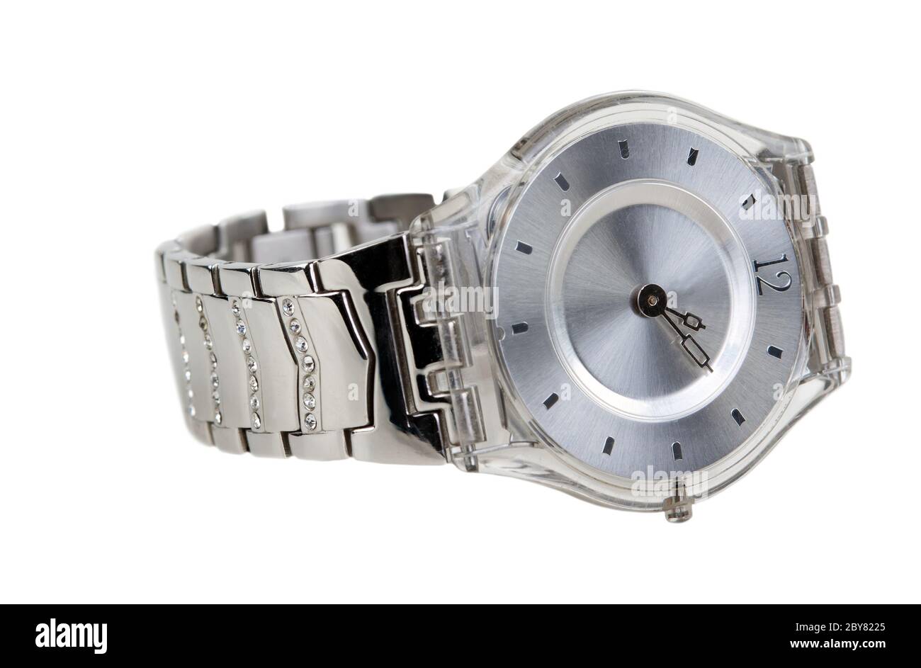 Watch steel bracelet Cut Out Stock Images & Pictures - Alamy