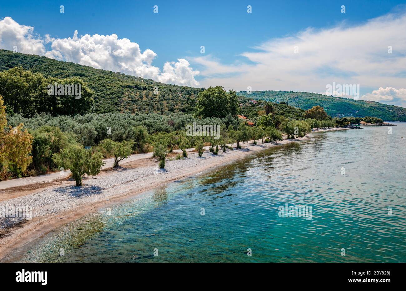Razi beach: A picturesque small beach between Lefokastro and Afissos ...
