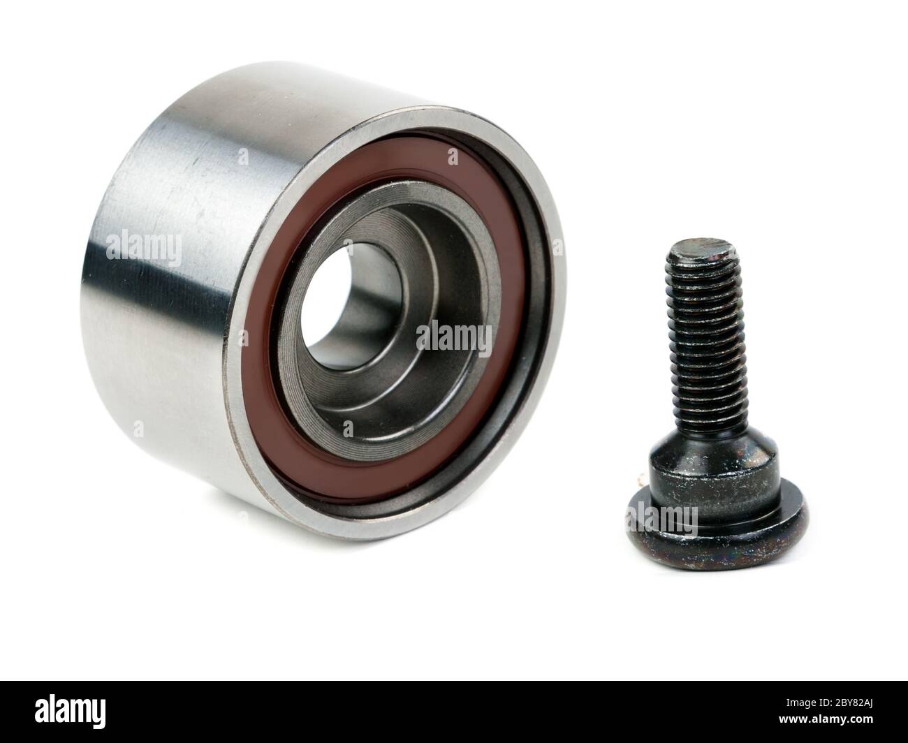 Motor bearing with bolt Stock Photo - Alamy