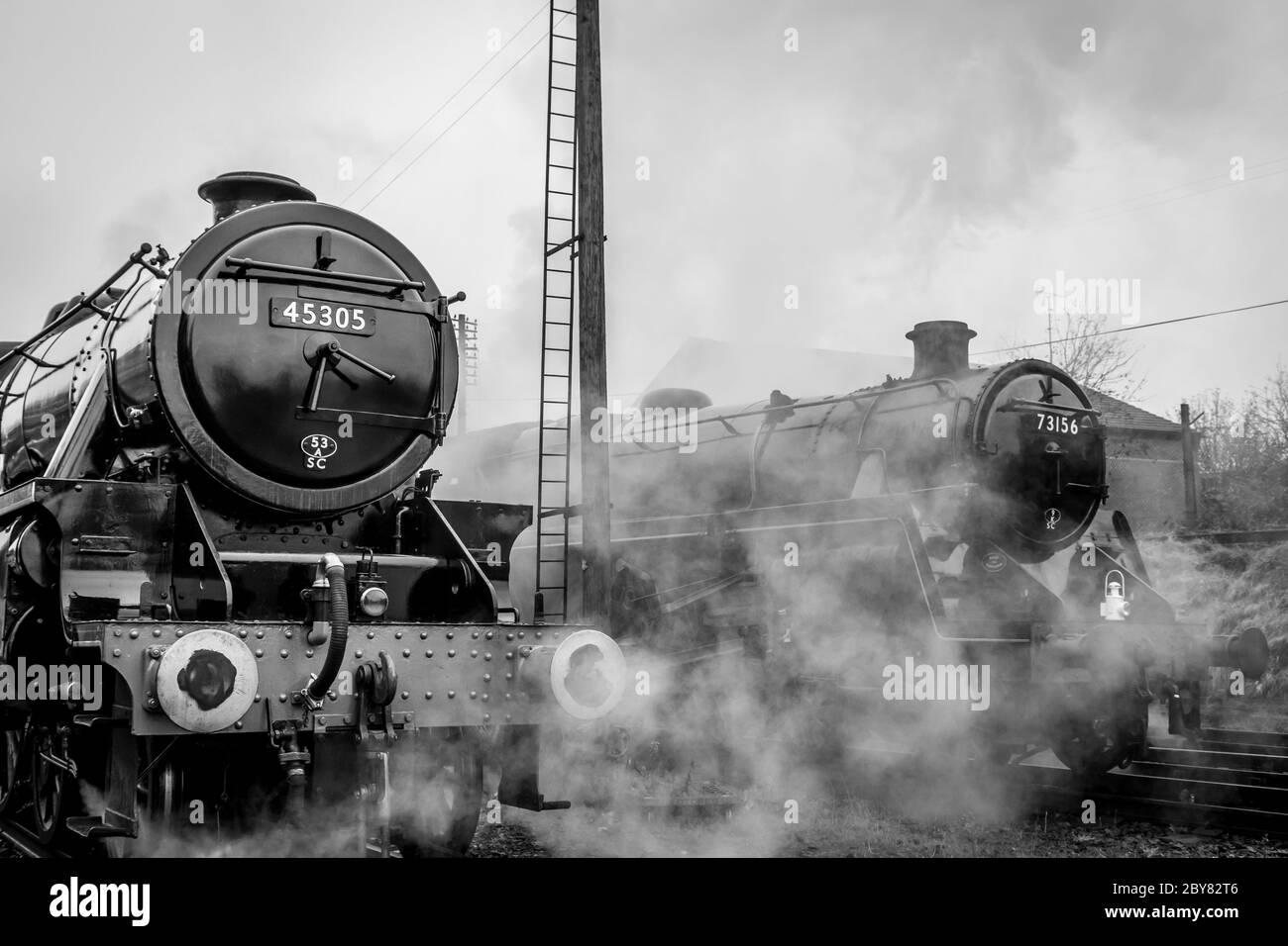 Loco no 73156 train hi-res stock photography and images - Alamy