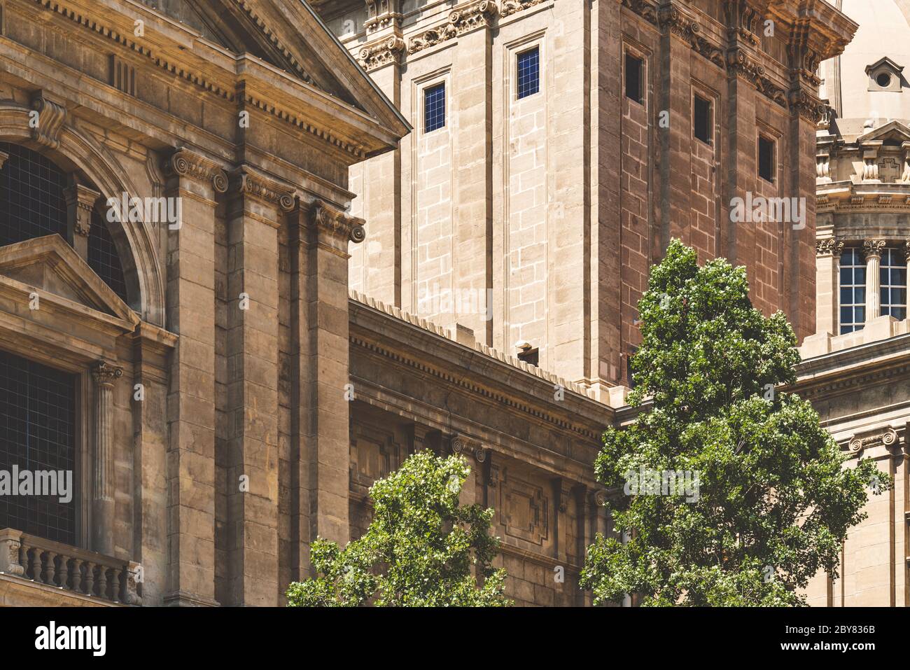 Detail of the Spanish Renaissance architecture of the National Art ...