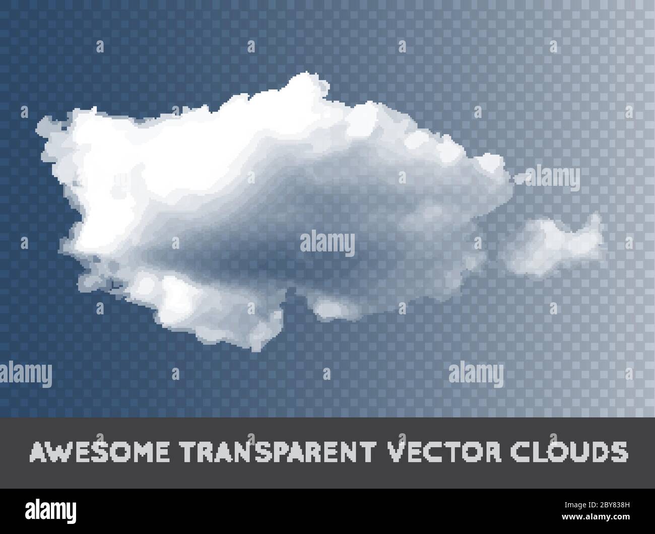 Transparent Vector Clouds can be used with any background Stock Vector ...