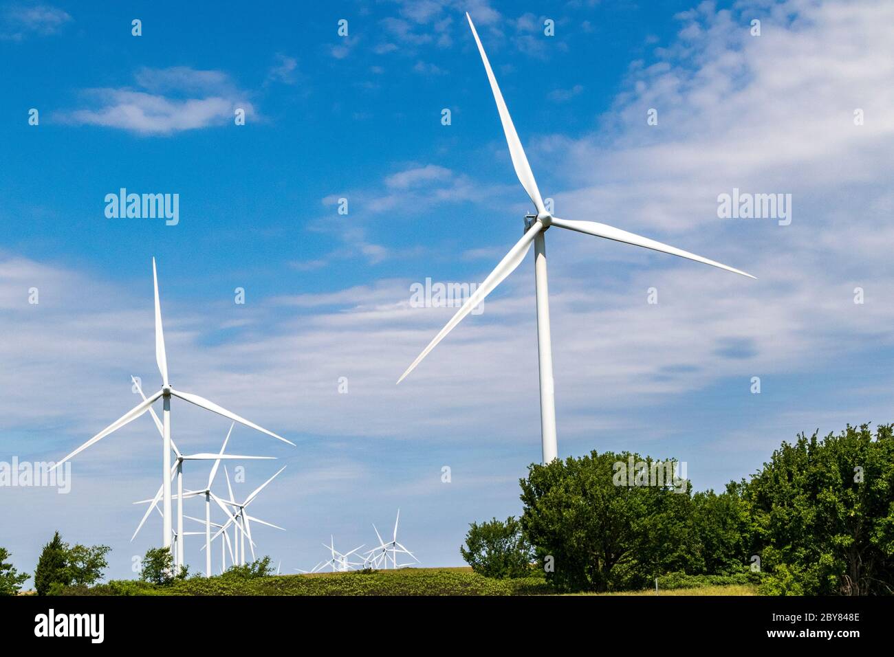 Oklahoma, electricity,power,wind mill,wind turbine Stock Photo - Alamy