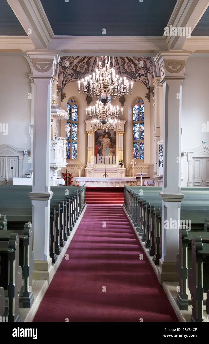 Splendid church interior Stock Photo - Alamy