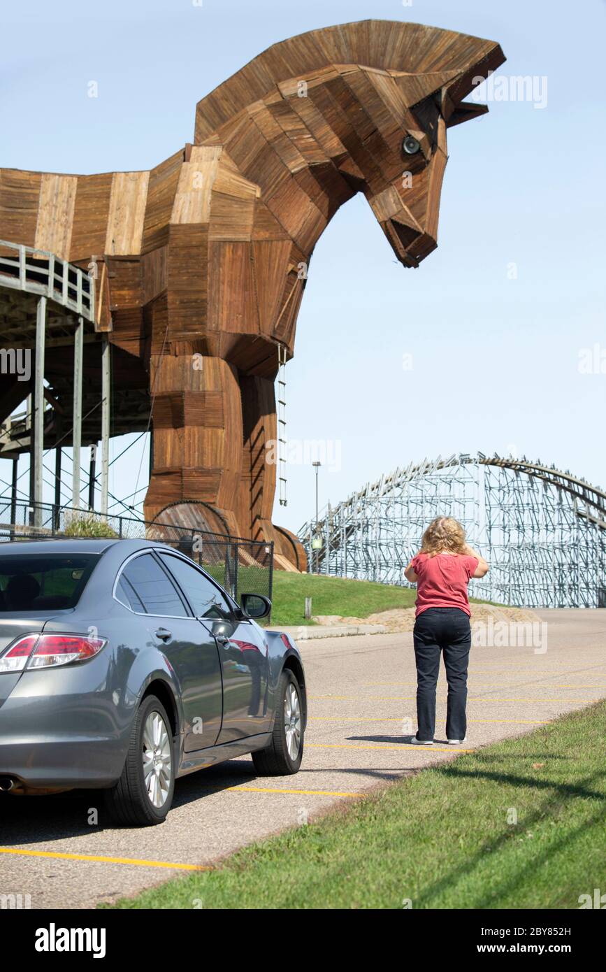 USA,Midwest,Wisconsin, Wisconsin Dells, Fun Park Stock Photo - Alamy