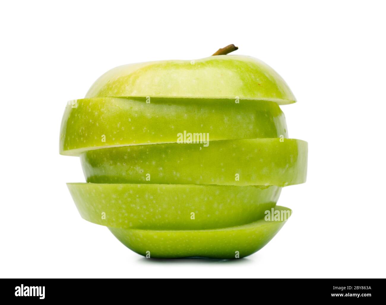 Apple cut out sliced hi-res stock photography and images - Alamy