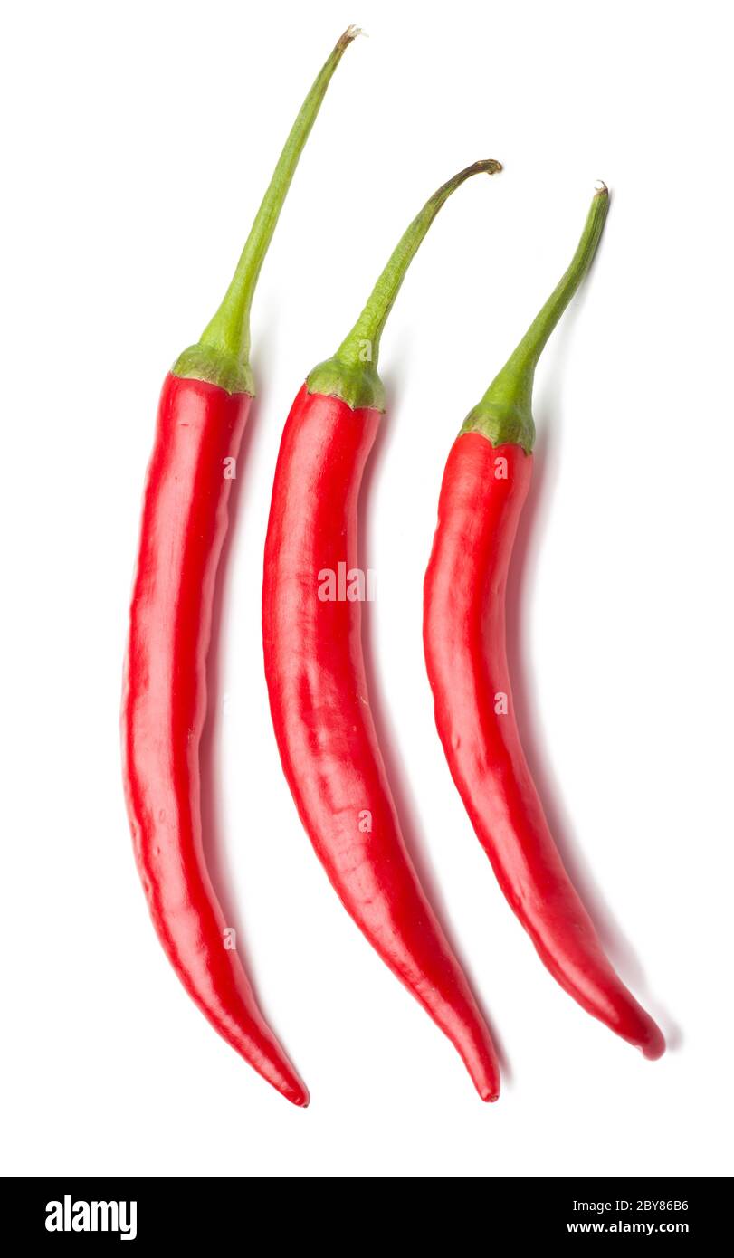 Vibrant red green chili Cut Out Stock Images & Pictures - Alamy