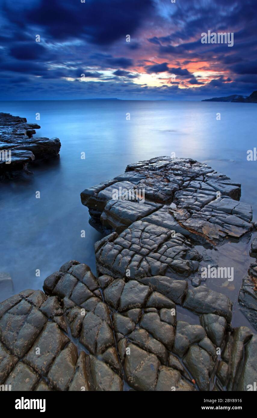 Kimmeridge bay Dorset Stock Photo - Alamy