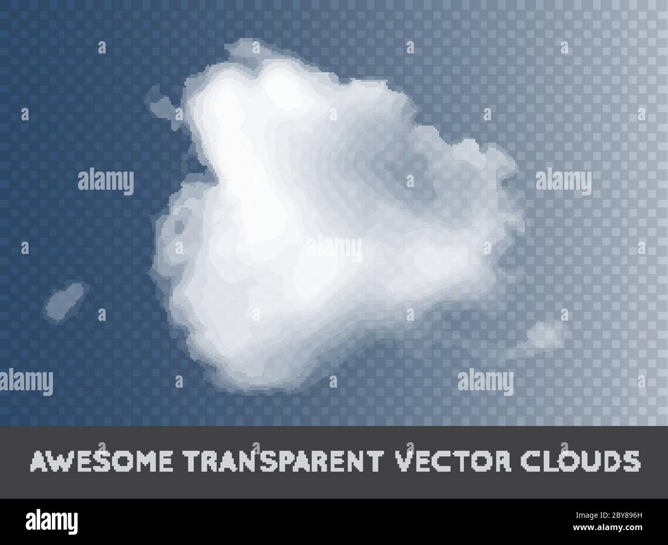 Transparent Vector Clouds can be used with any background Stock Vector ...