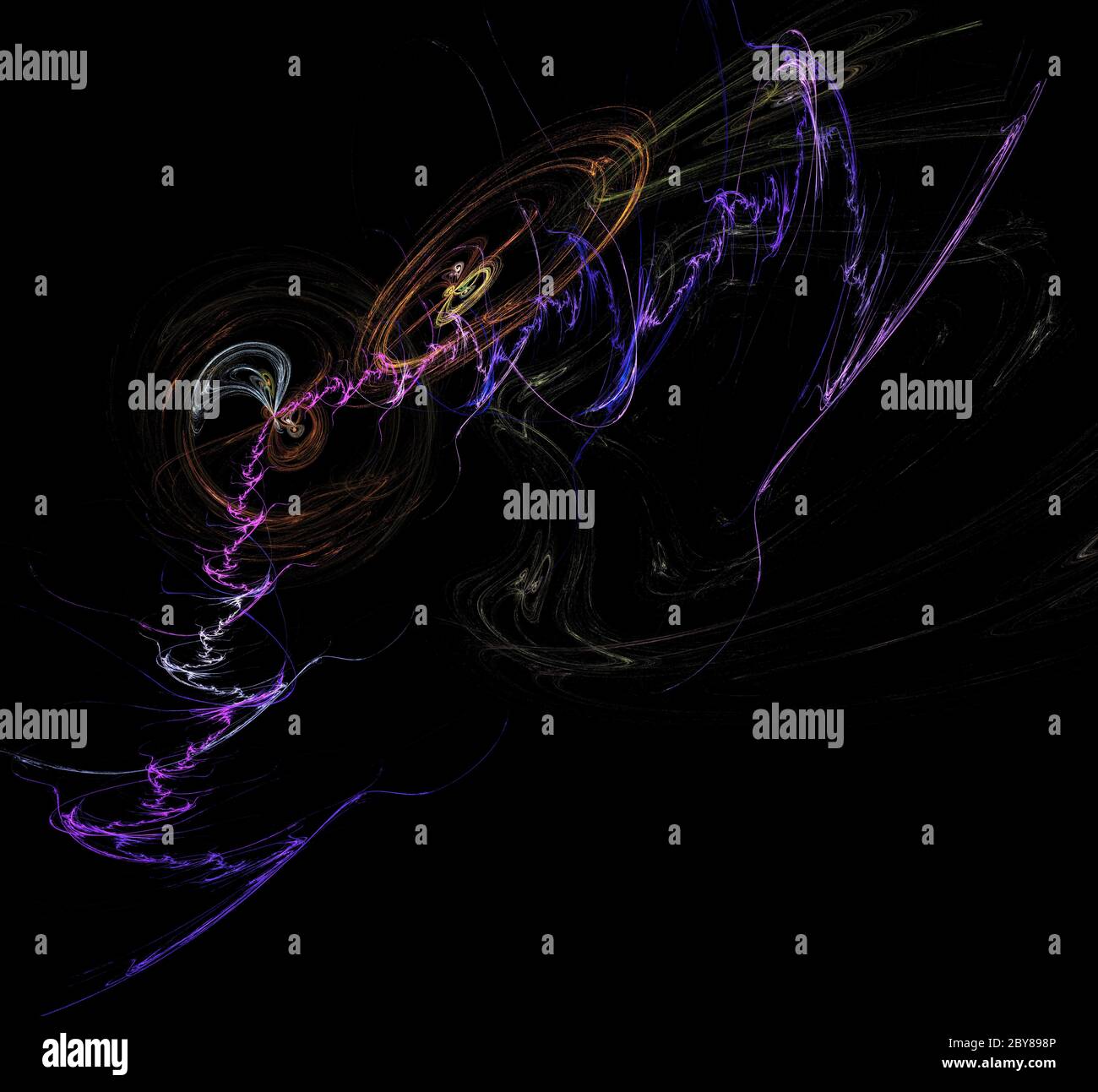 Abstract smoke fractal Stock Photo - Alamy