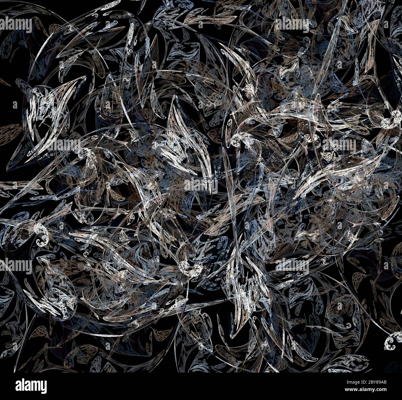 Abstract smoke fractal Stock Photo - Alamy