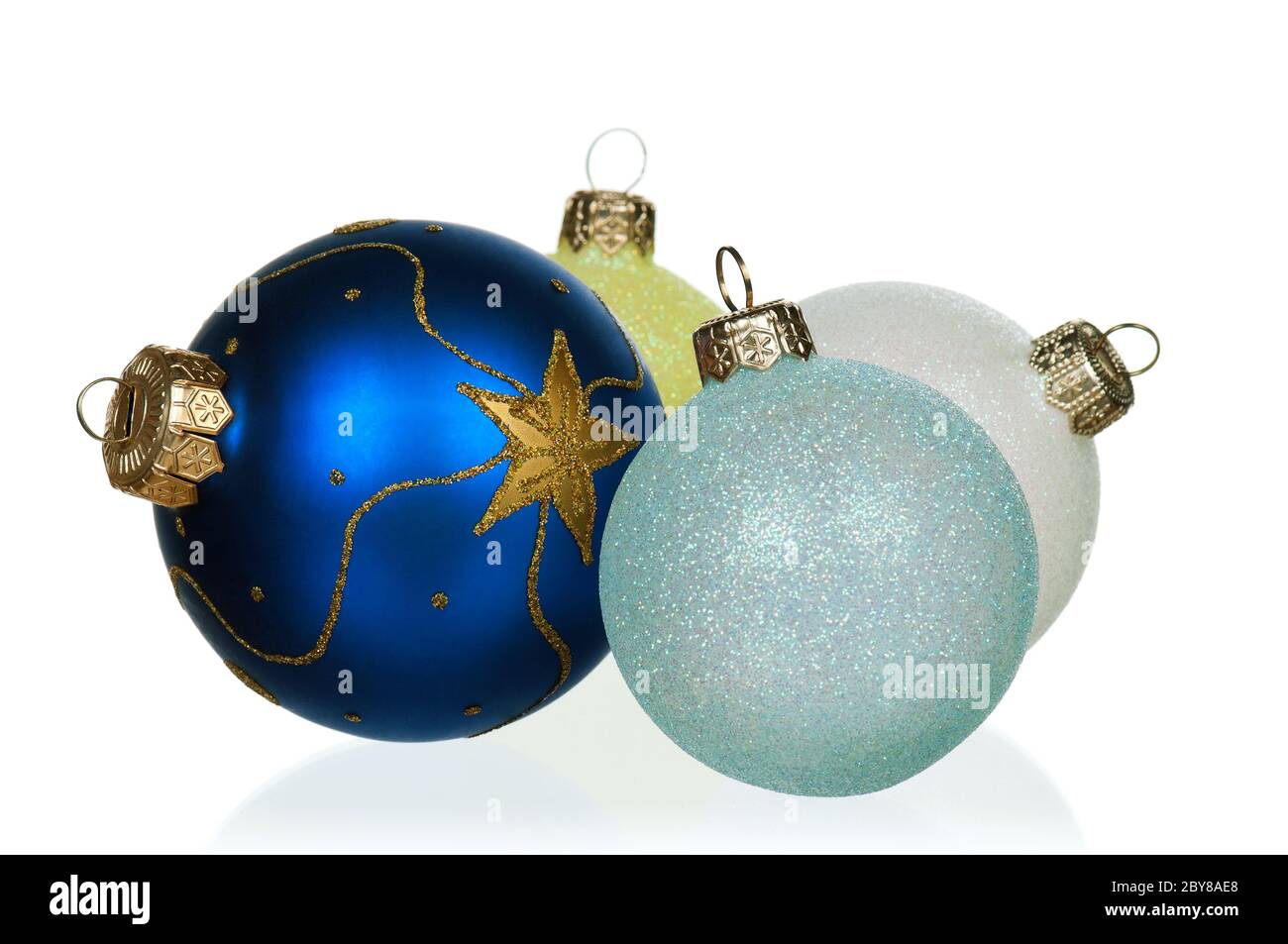 Set of baubles Stock Photo - Alamy