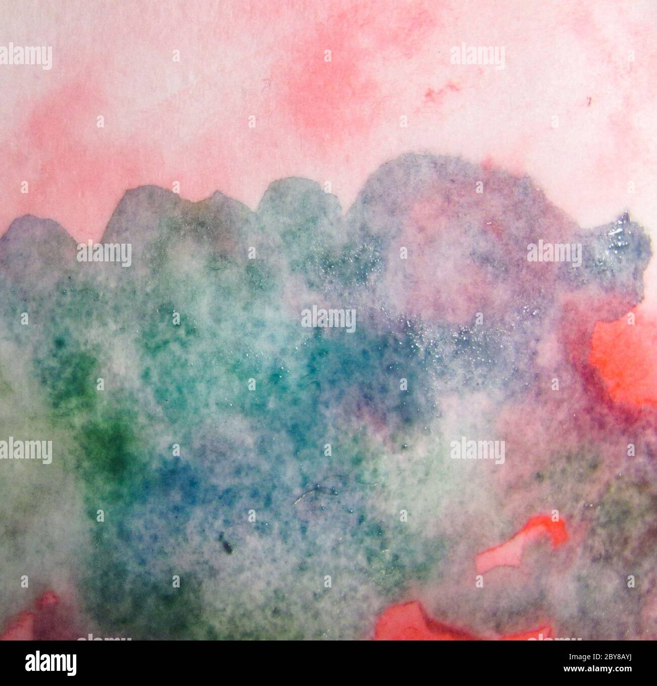 abstract wet watercolor texture background Stock Photo - Alamy