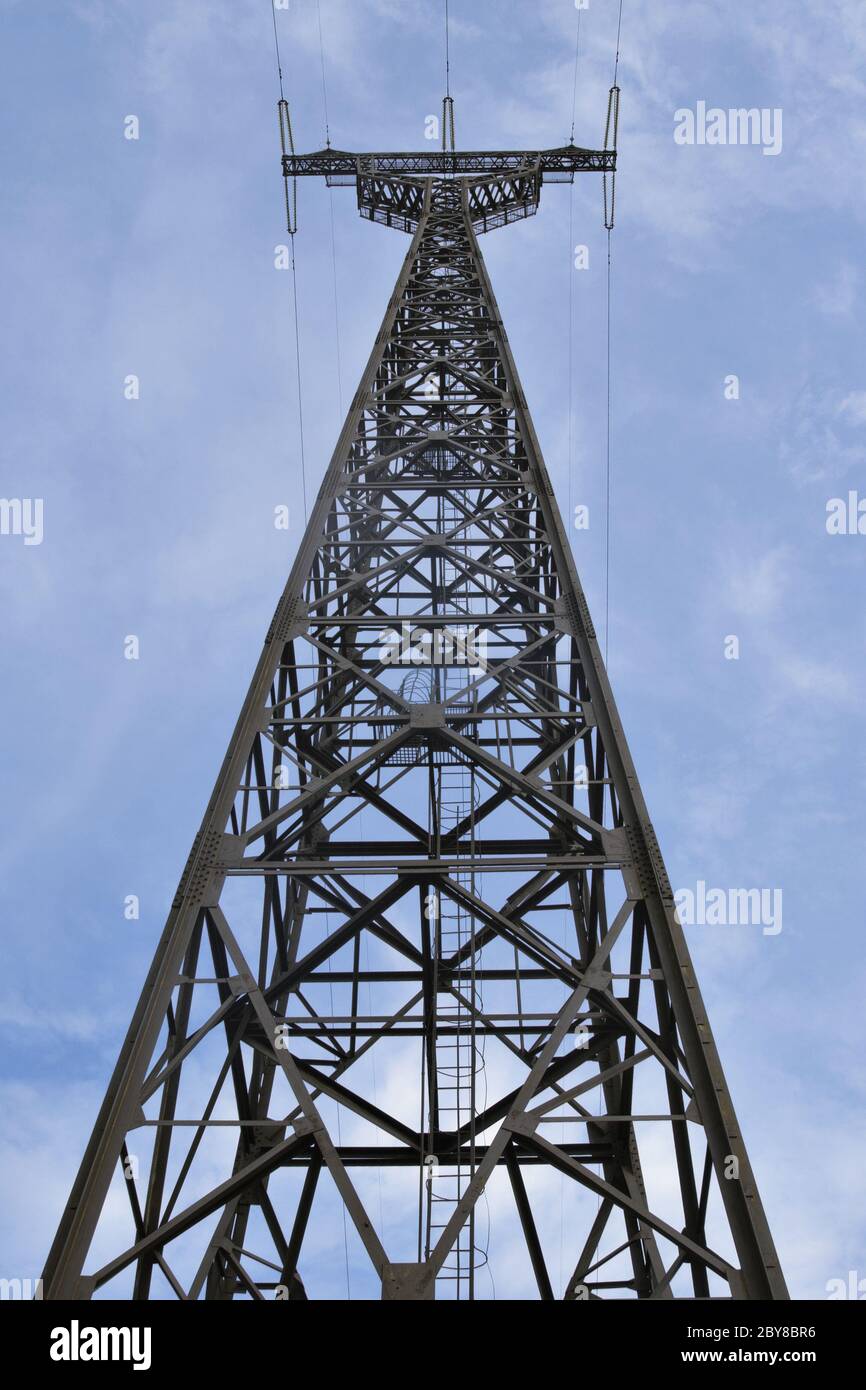 Power transmission tower Stock Photo - Alamy