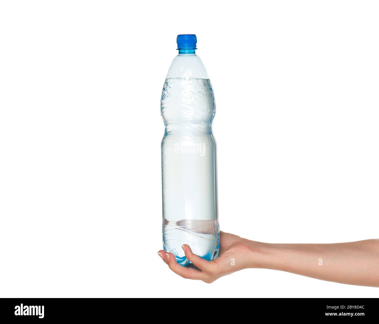 Hand with bottle of water Stock Photo - Alamy
