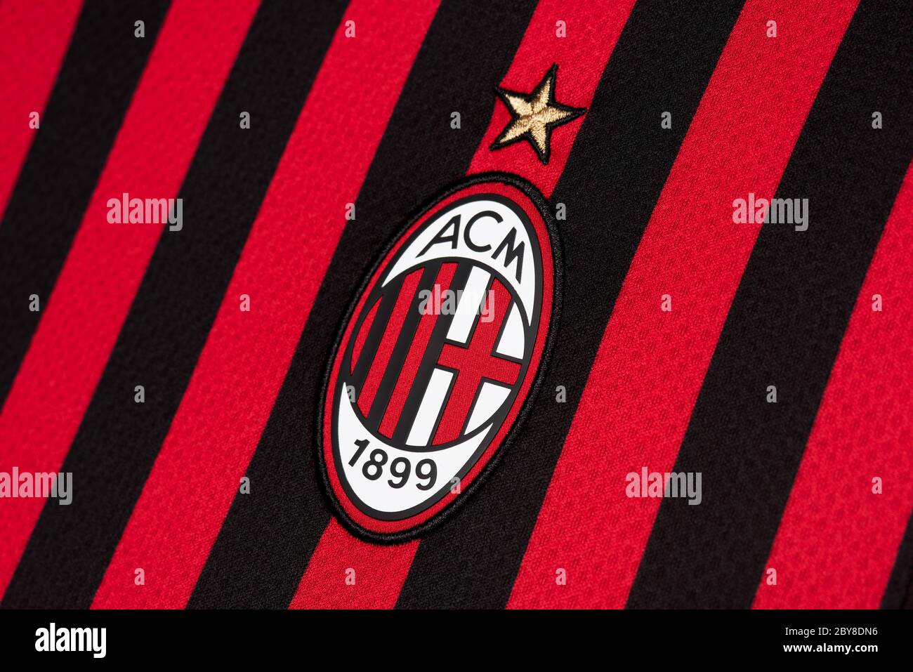 Milan soccer team logo hi-res stock photography and images - Alamy