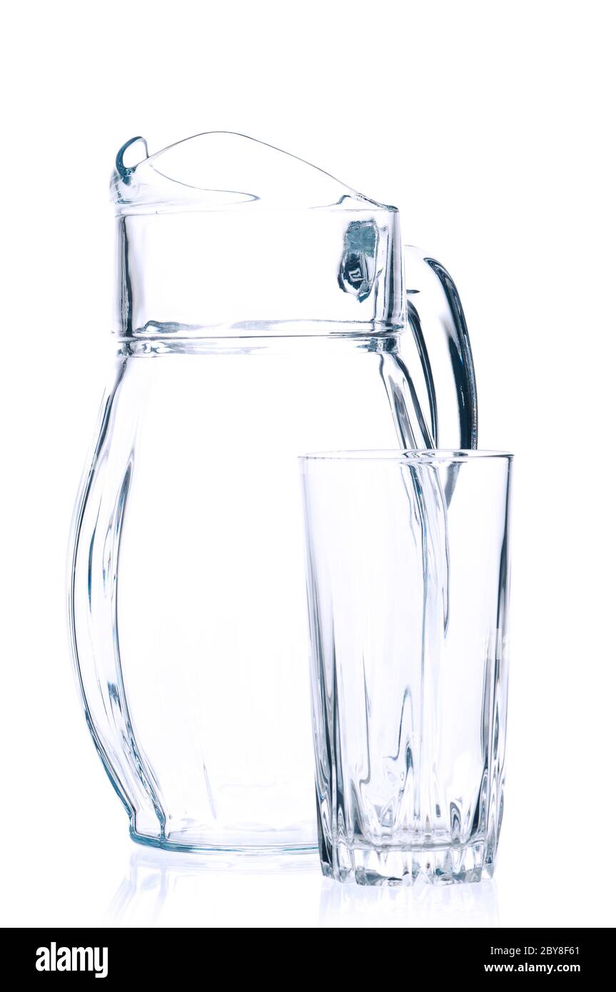 Empty glass pitcher hi-res stock photography and images - Alamy