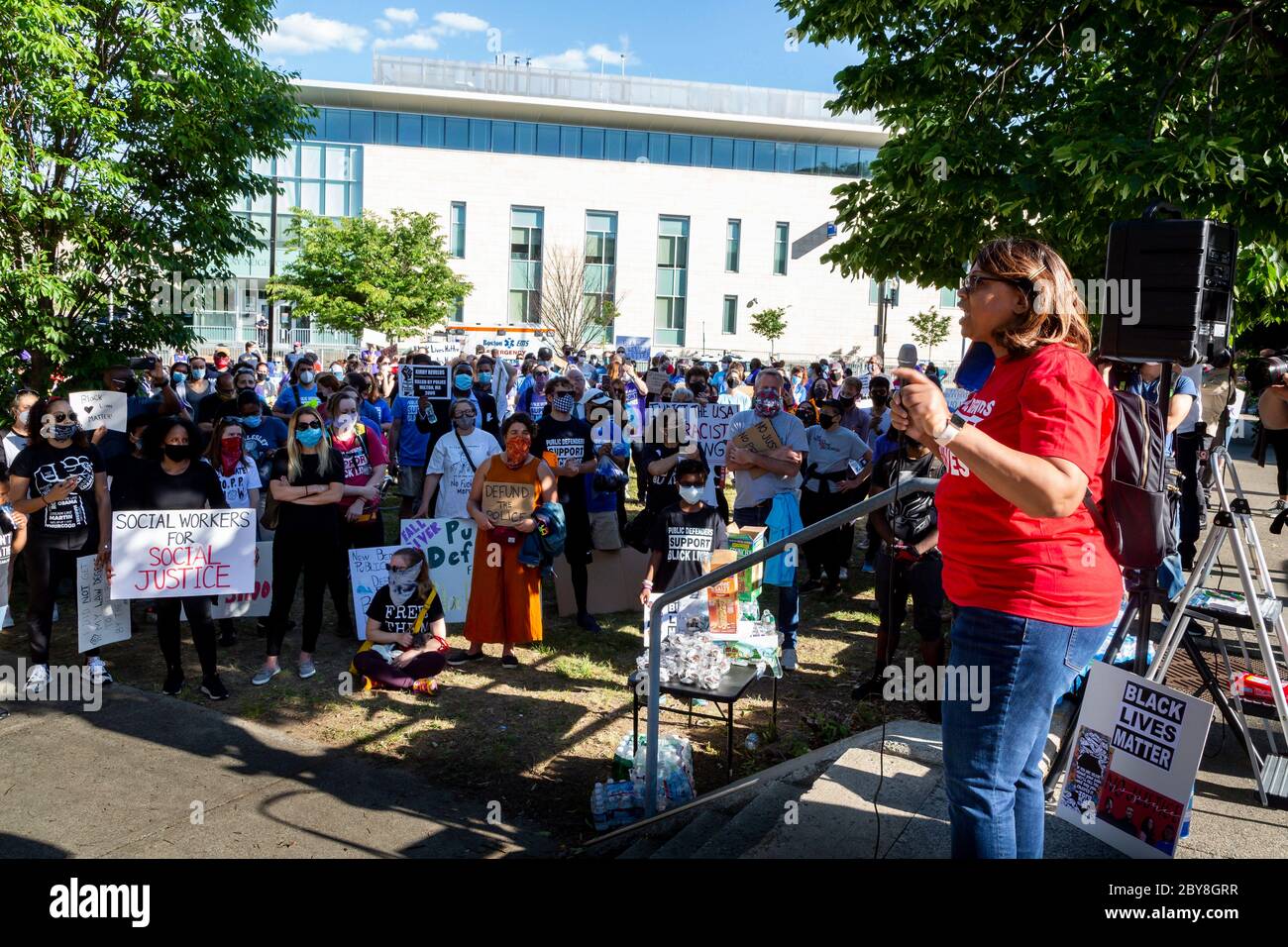 June 8, 2020. Roxbury, MA. Allison Cartwright, attorney in Charge of ...