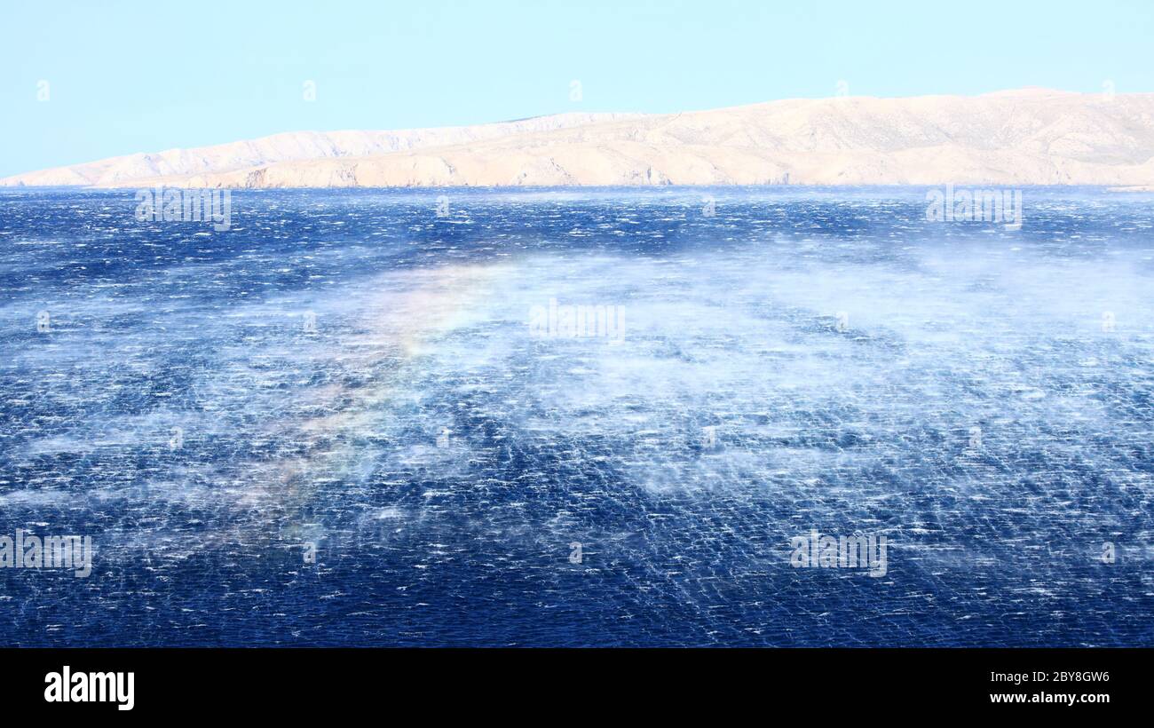 Raging sea with furious waves and fierce wind Stock Photo - Alamy