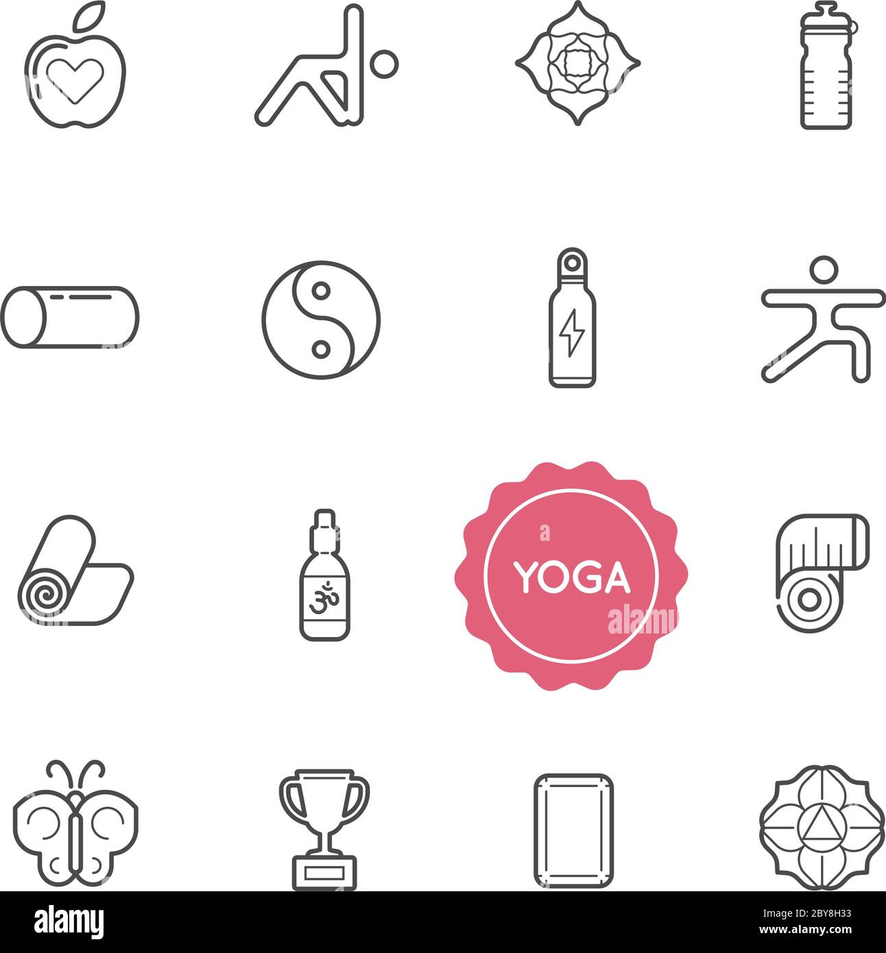 Kundalini logo hi-res stock photography and images - Alamy