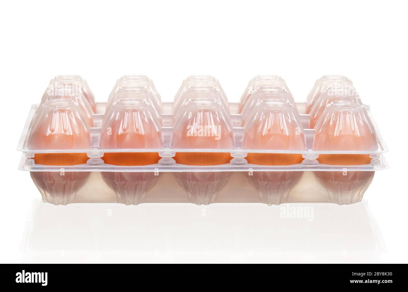 Eggs box brown Cut Out Stock Images & Pictures - Alamy