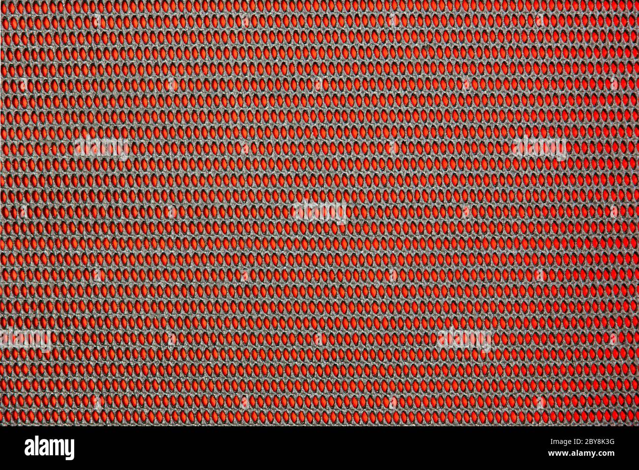 Black and Red rows of miniature ovals pattern Stock Photo - Alamy
