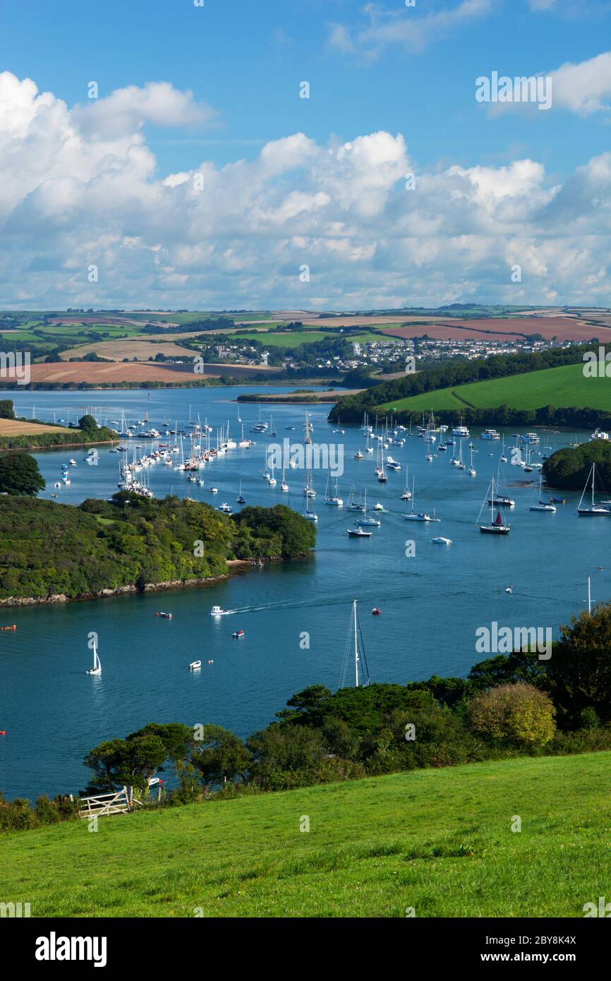View along Kingsbridge Estuary Stock Photo - Alamy