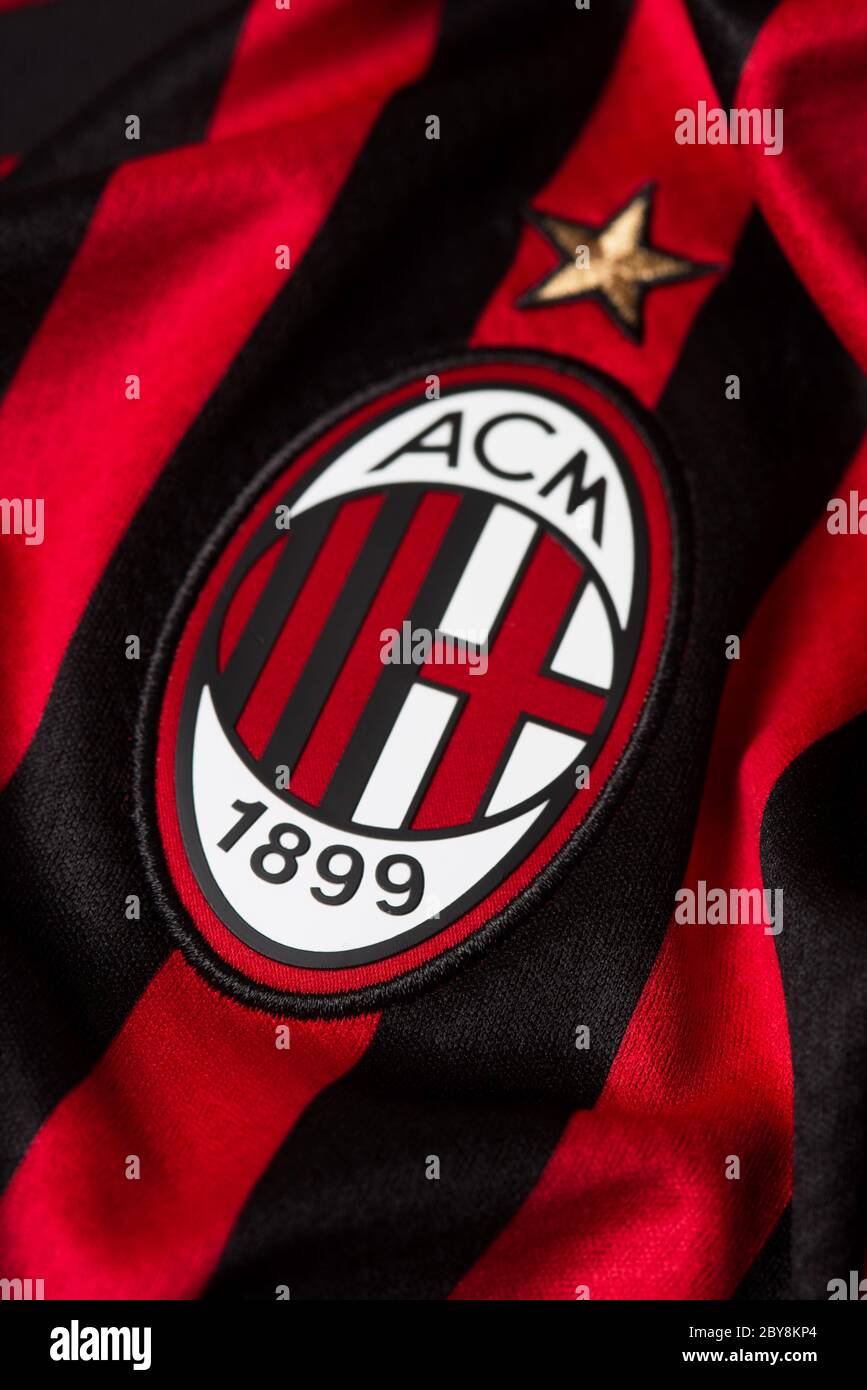 Milan soccer team logo hi-res stock photography and images - Alamy