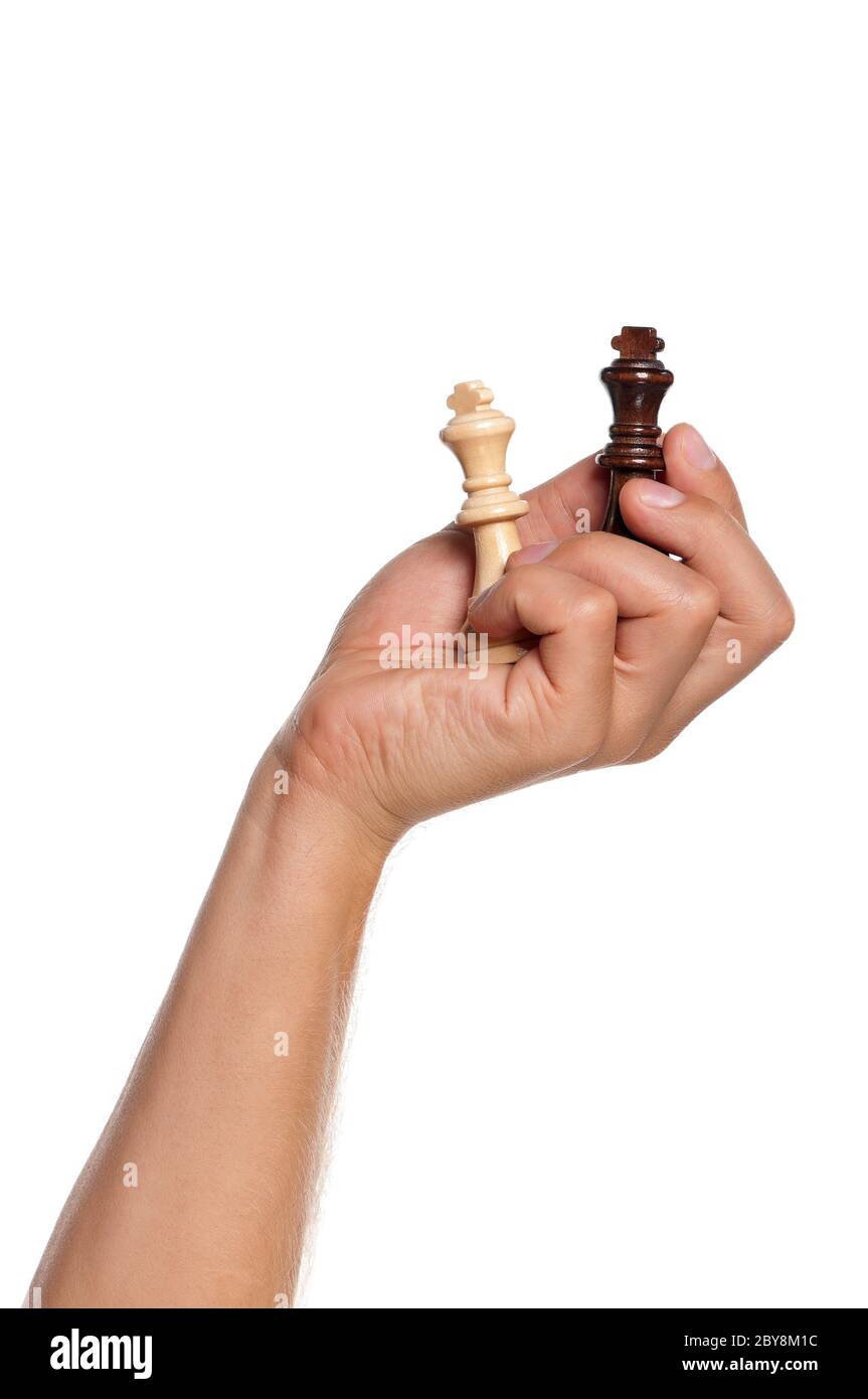 Hand and chess hi-res stock photography and images - Alamy