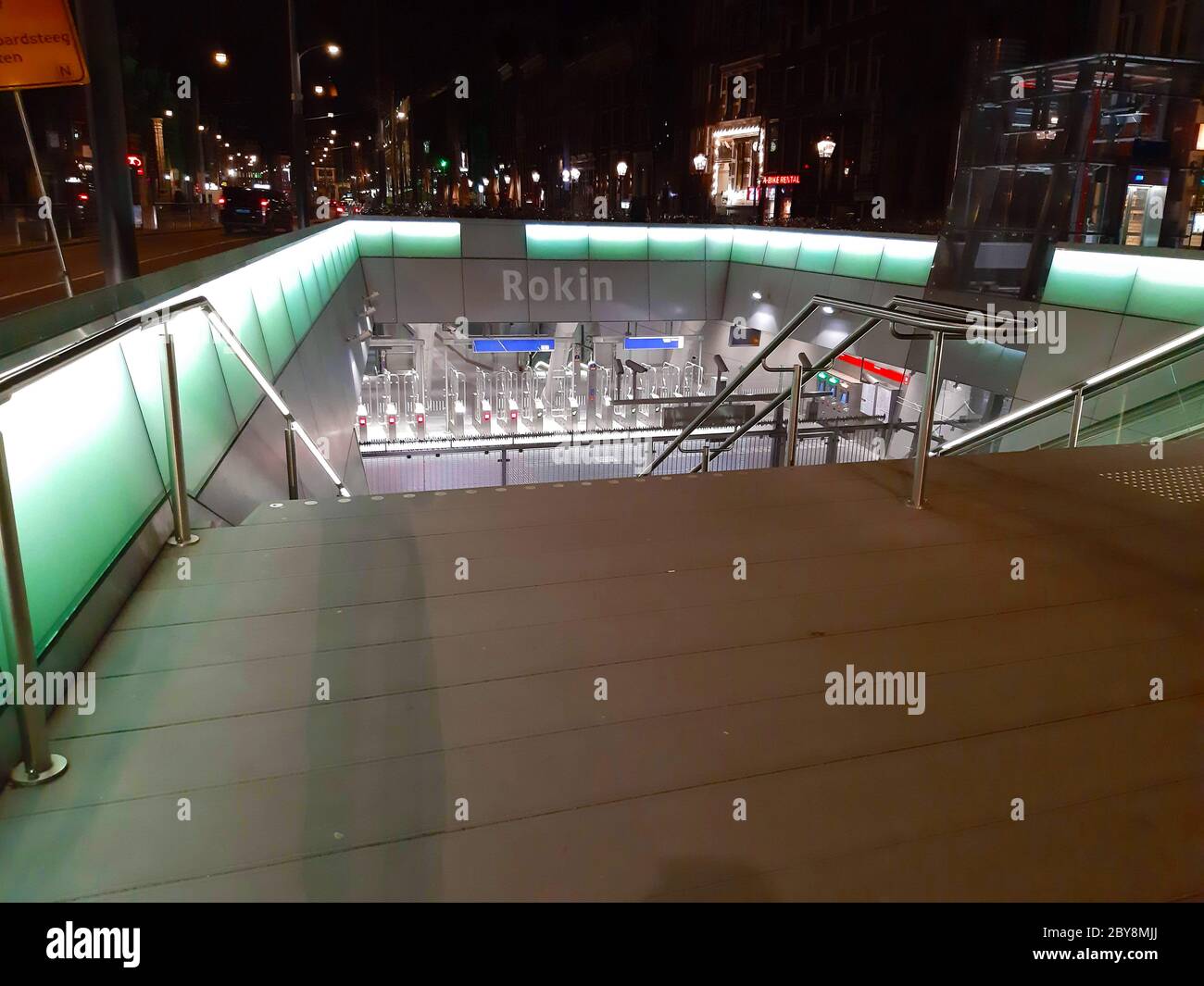 Underground amsterdam zuid metro train hi-res stock photography and ...