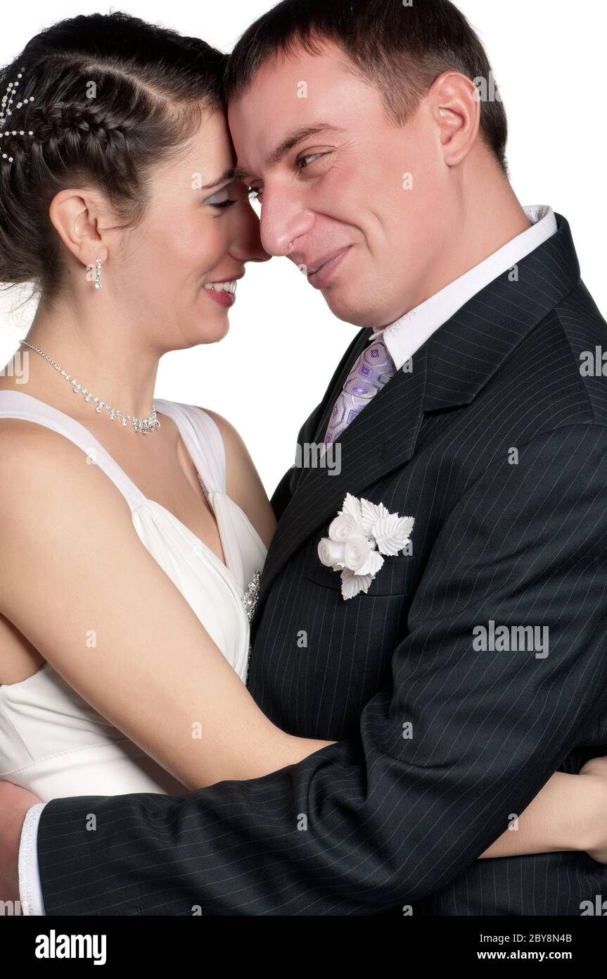 Bride and groom Stock Photo - Alamy