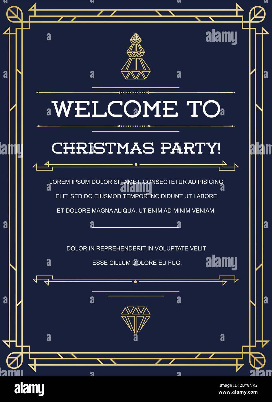Gatsby Style Invitation in Art Deco or Nouveau Epoch 1920's Gangster ...