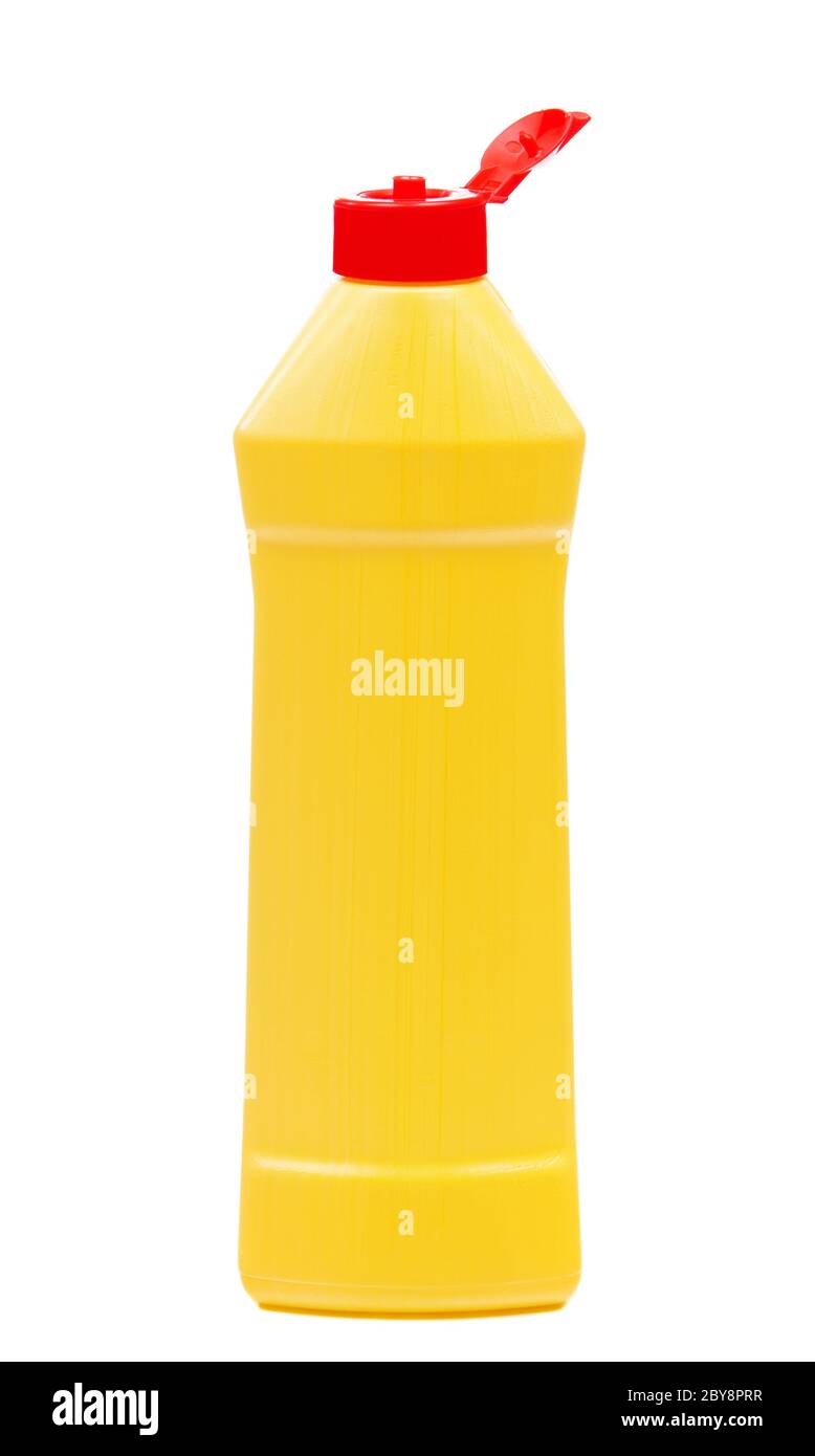 Blank yellow bleach bottle hi-res stock photography and images - Alamy