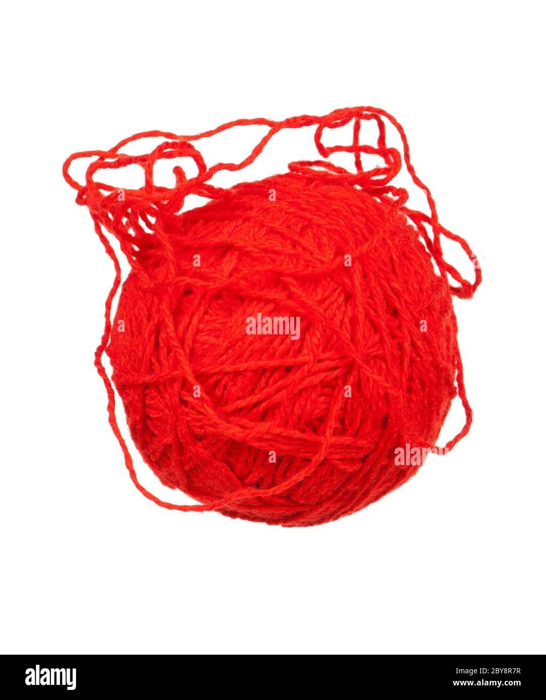 Red ball of yarn Stock Photo - Alamy