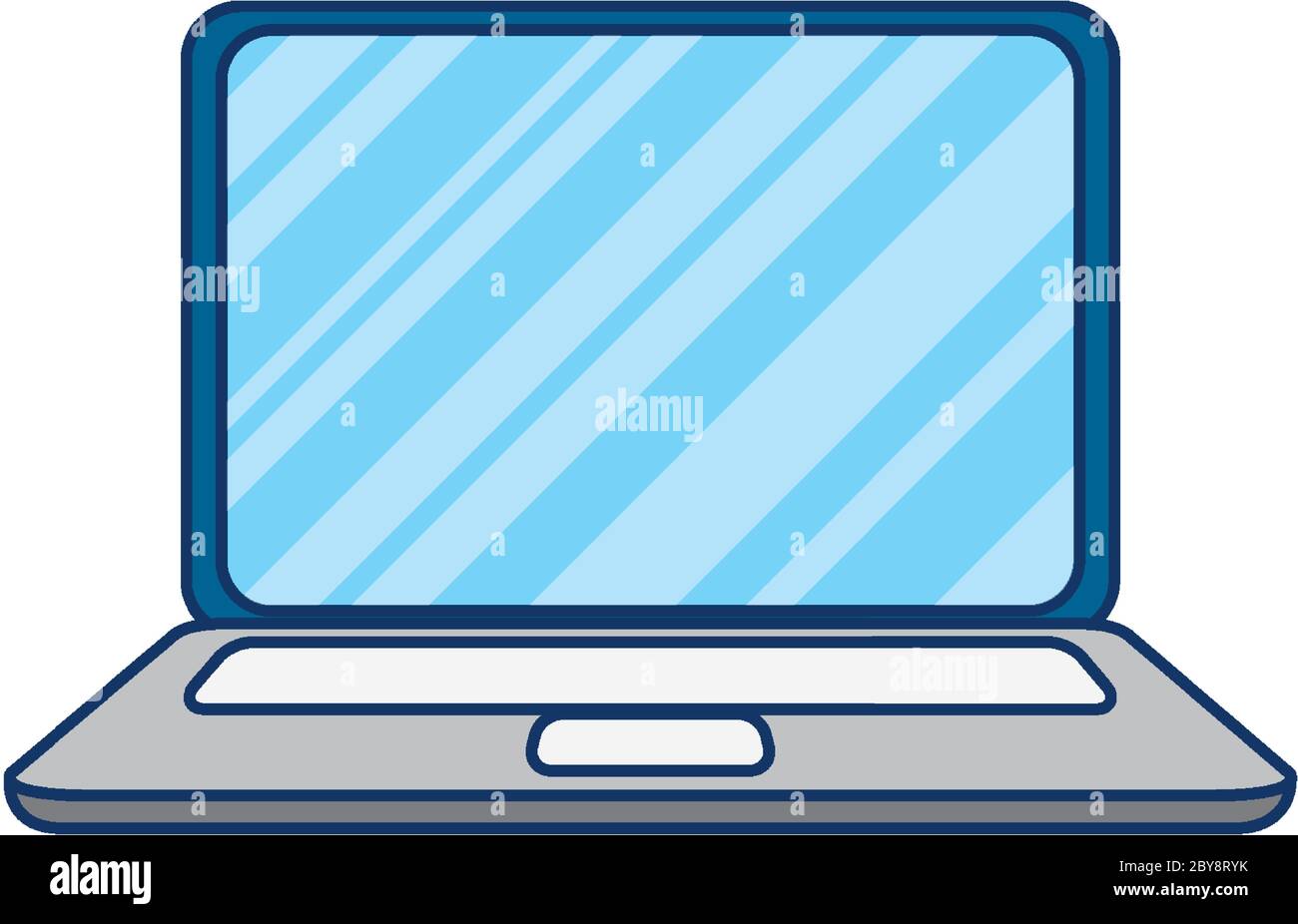 laptop computer portable device icon vector illustration design Stock ...