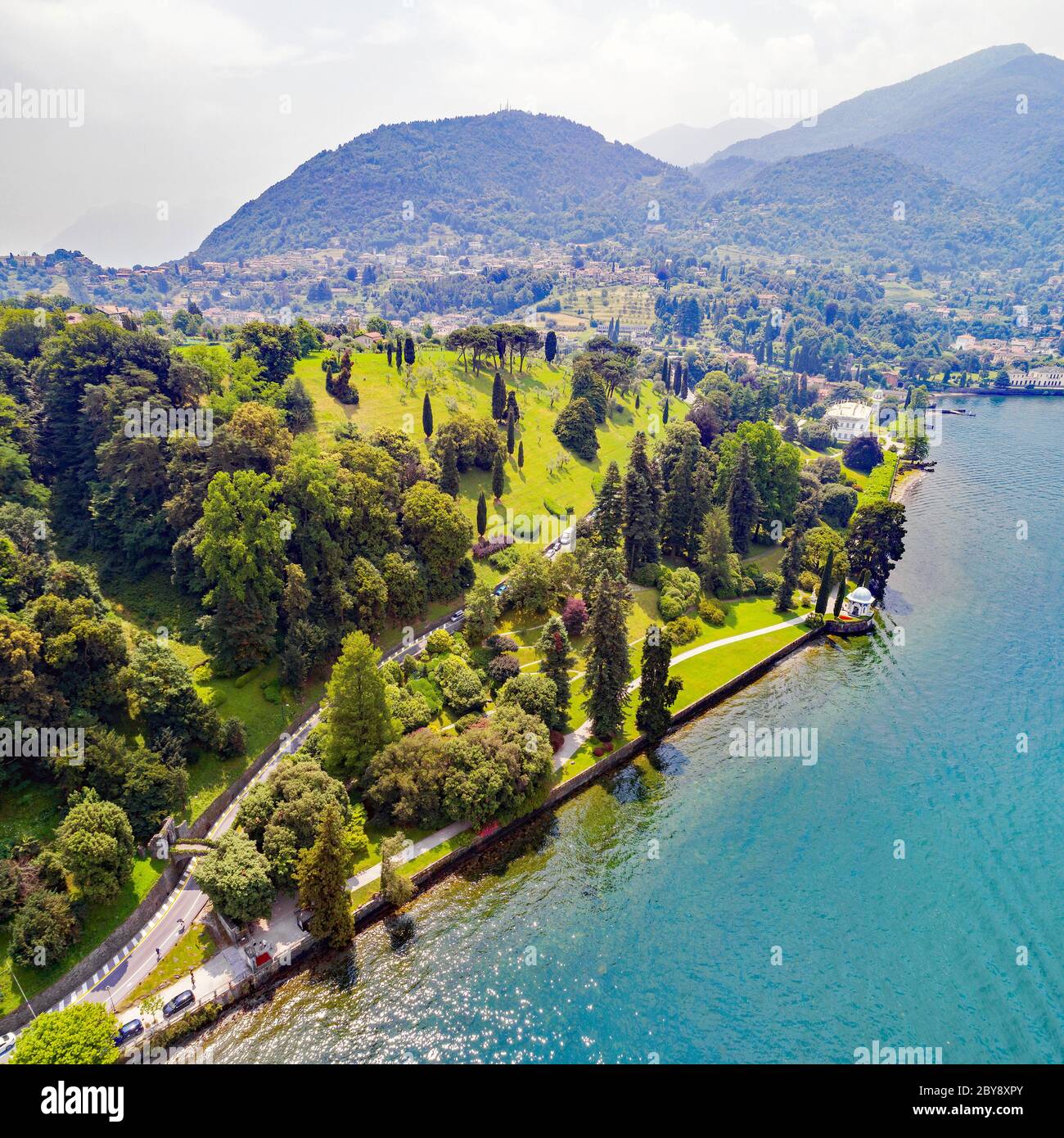 Bellagio - Lake Como (IT) - Villa Melzi with park Stock Photo - Alamy