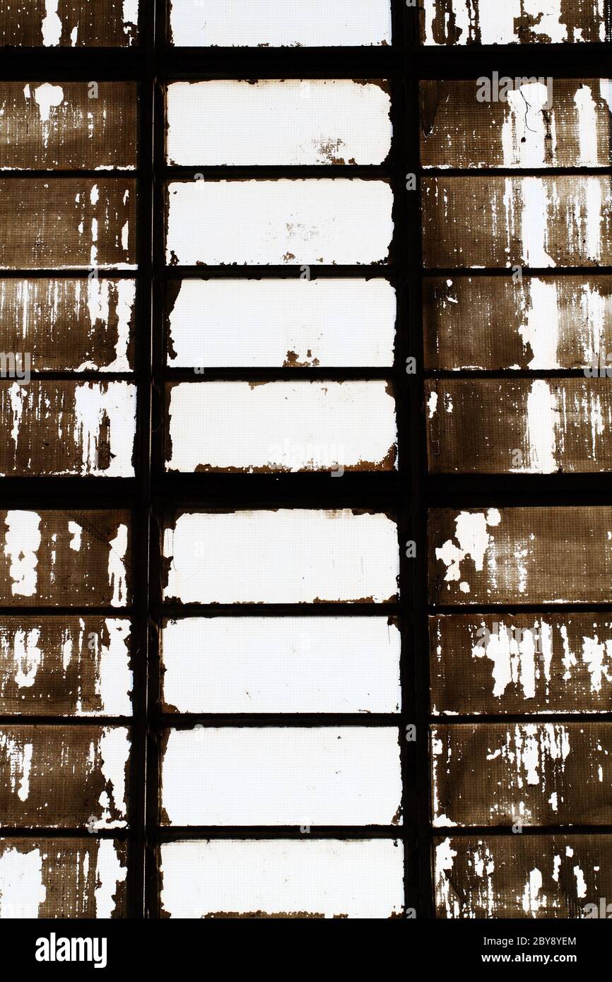 old factory dirty window Stock Photo - Alamy