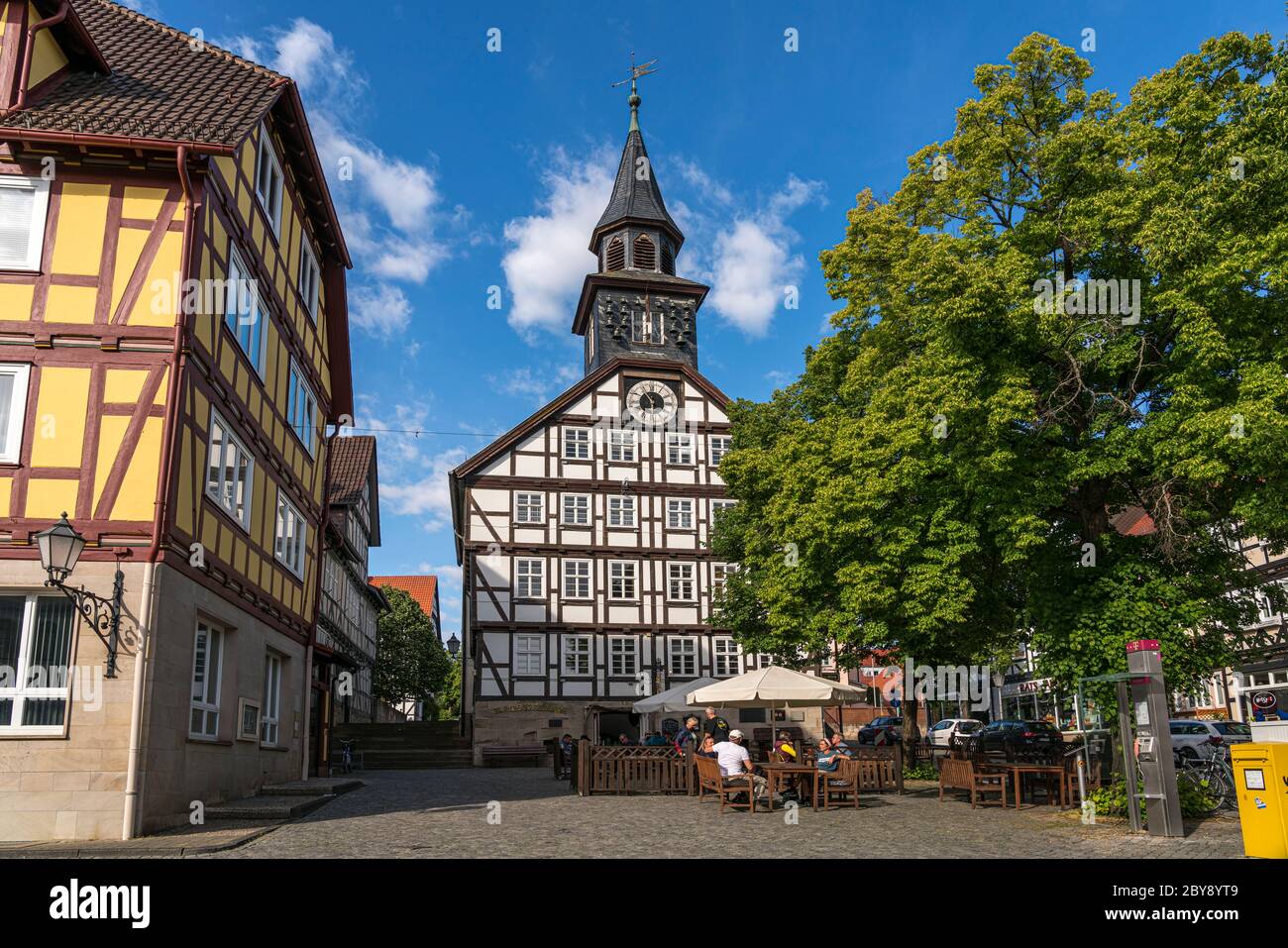 Rathaus auf dem Marktplatz in Allendorf, Bad Sooden-Allendorf ...