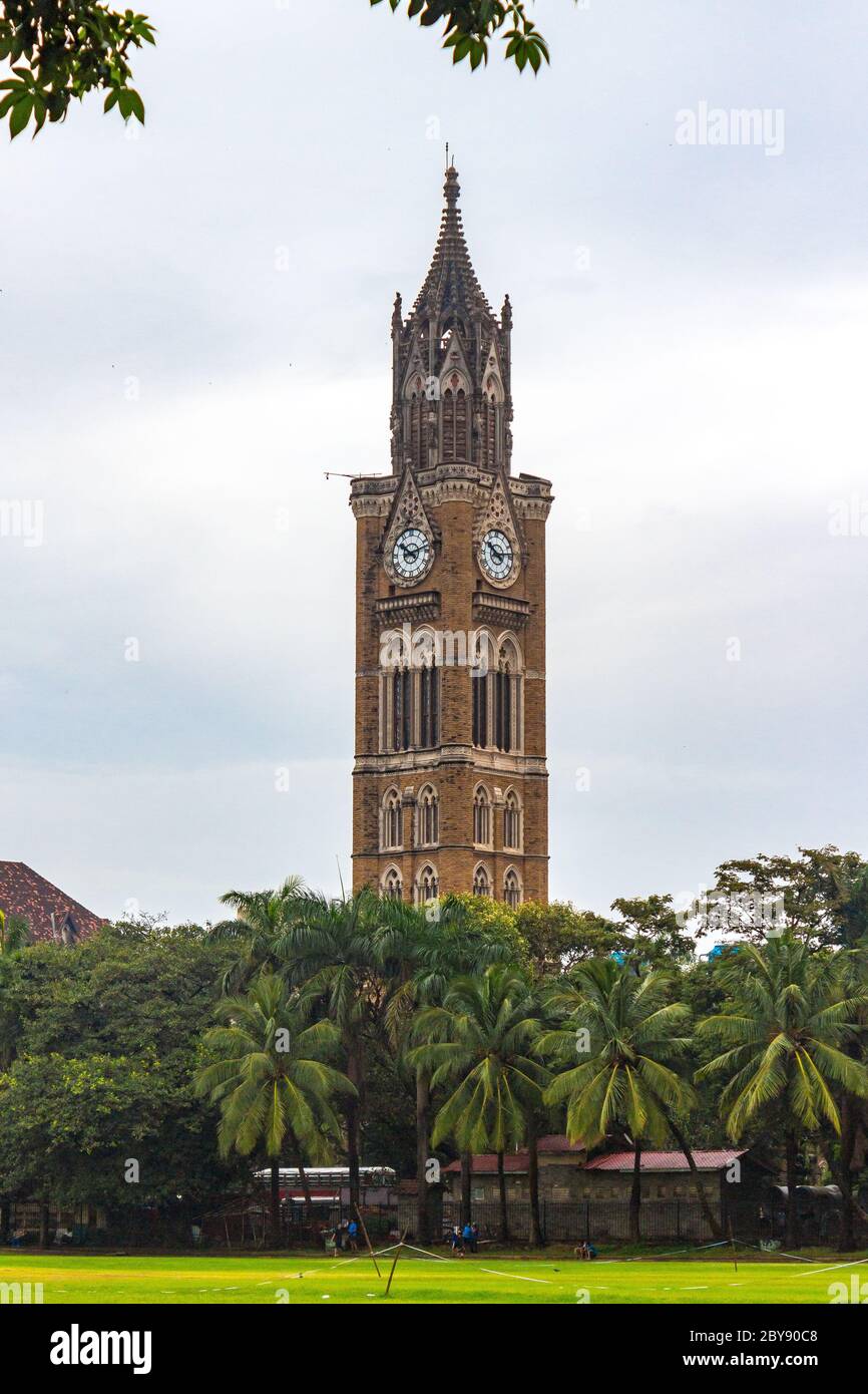 Churchgate Architecture with watch tower and some public limited ...