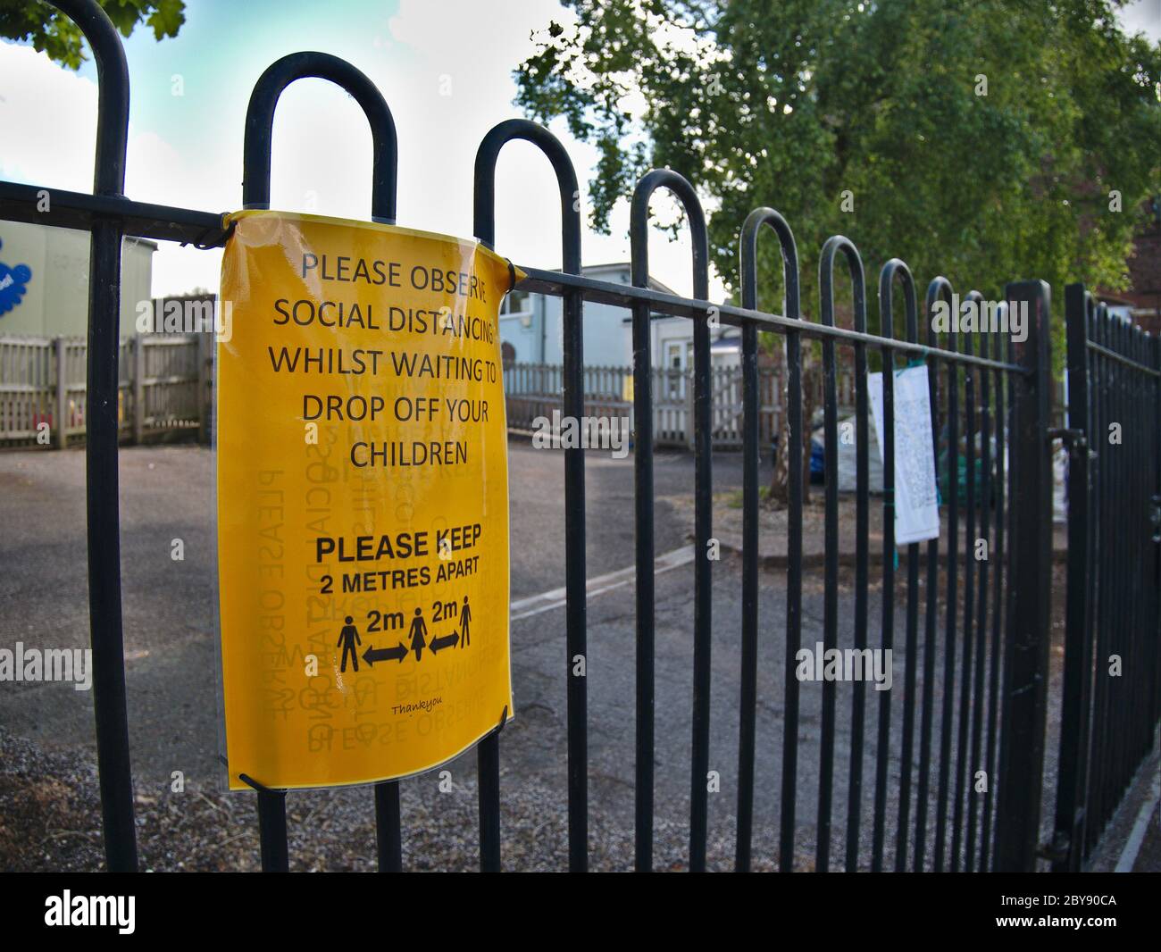 Primary school gates hi-res stock photography and images - Alamy