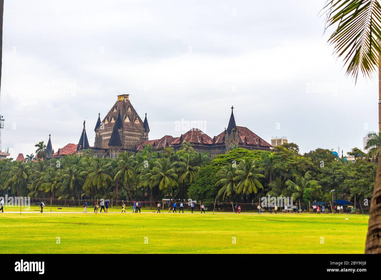 Churchgate Architecture with watch tower and some public limited ...