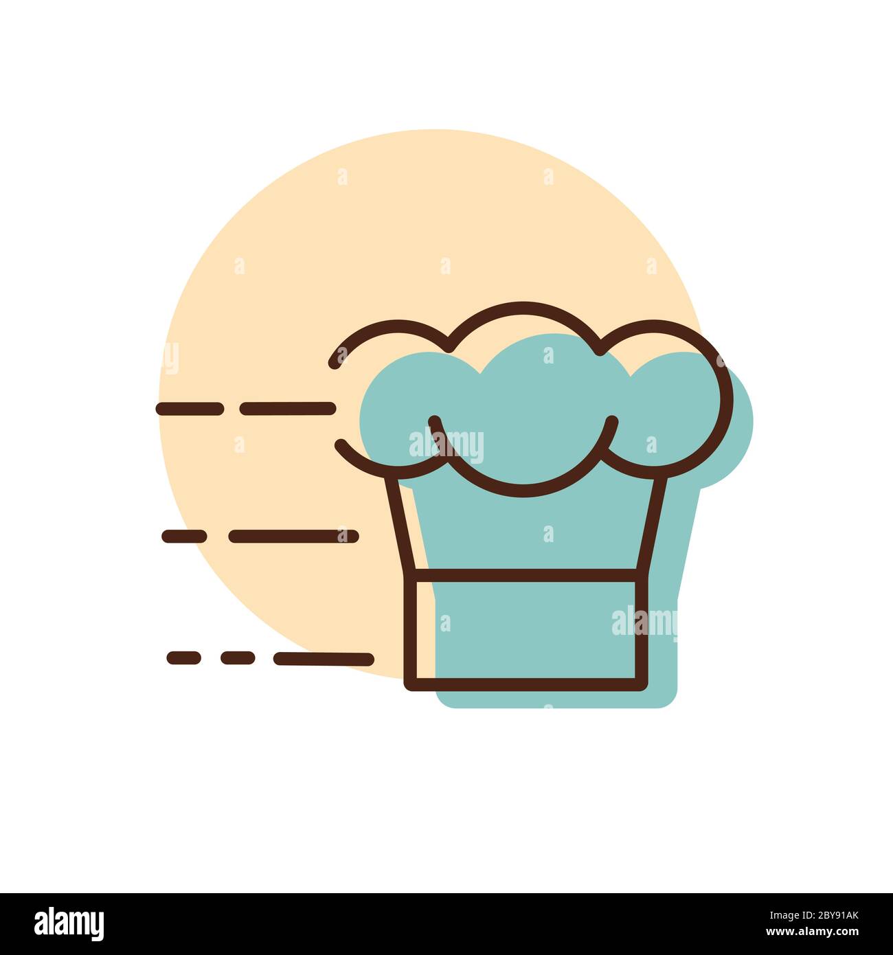 Fast delivery cook vector icon. Graph symbol for cooking web site and ...