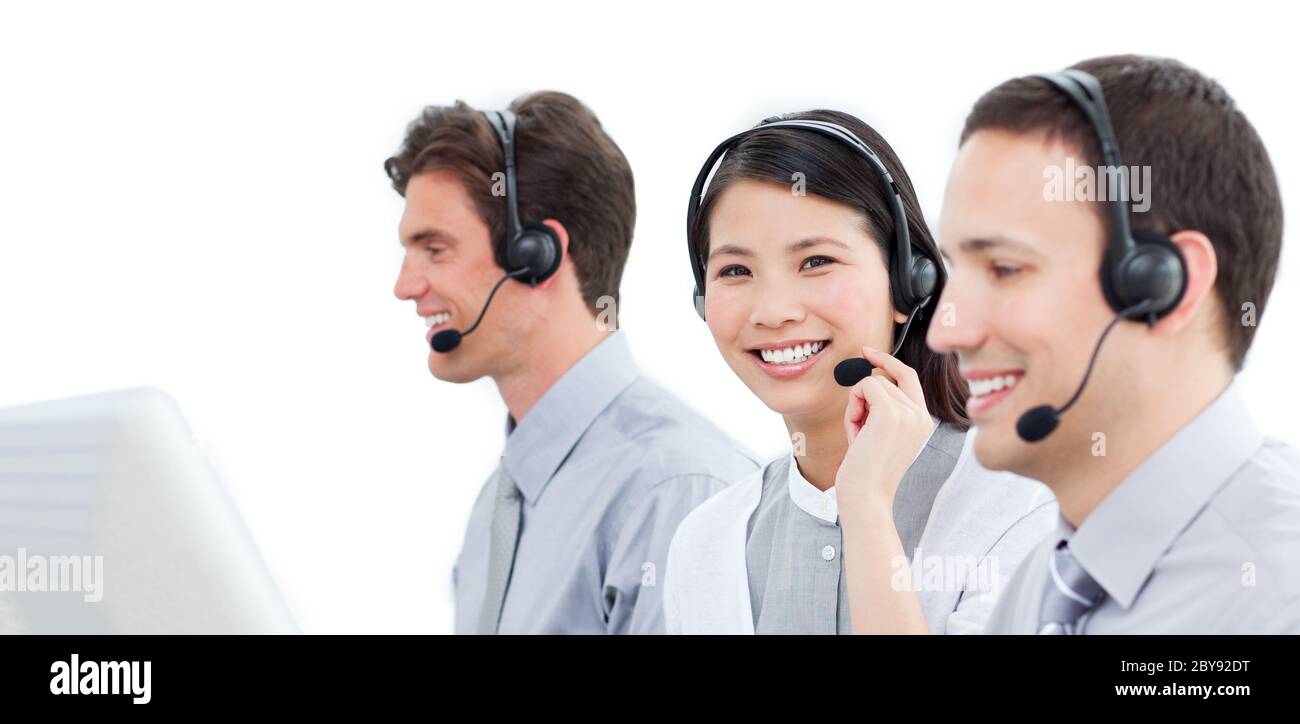 Diverse customer service team hi-res stock photography and images - Alamy