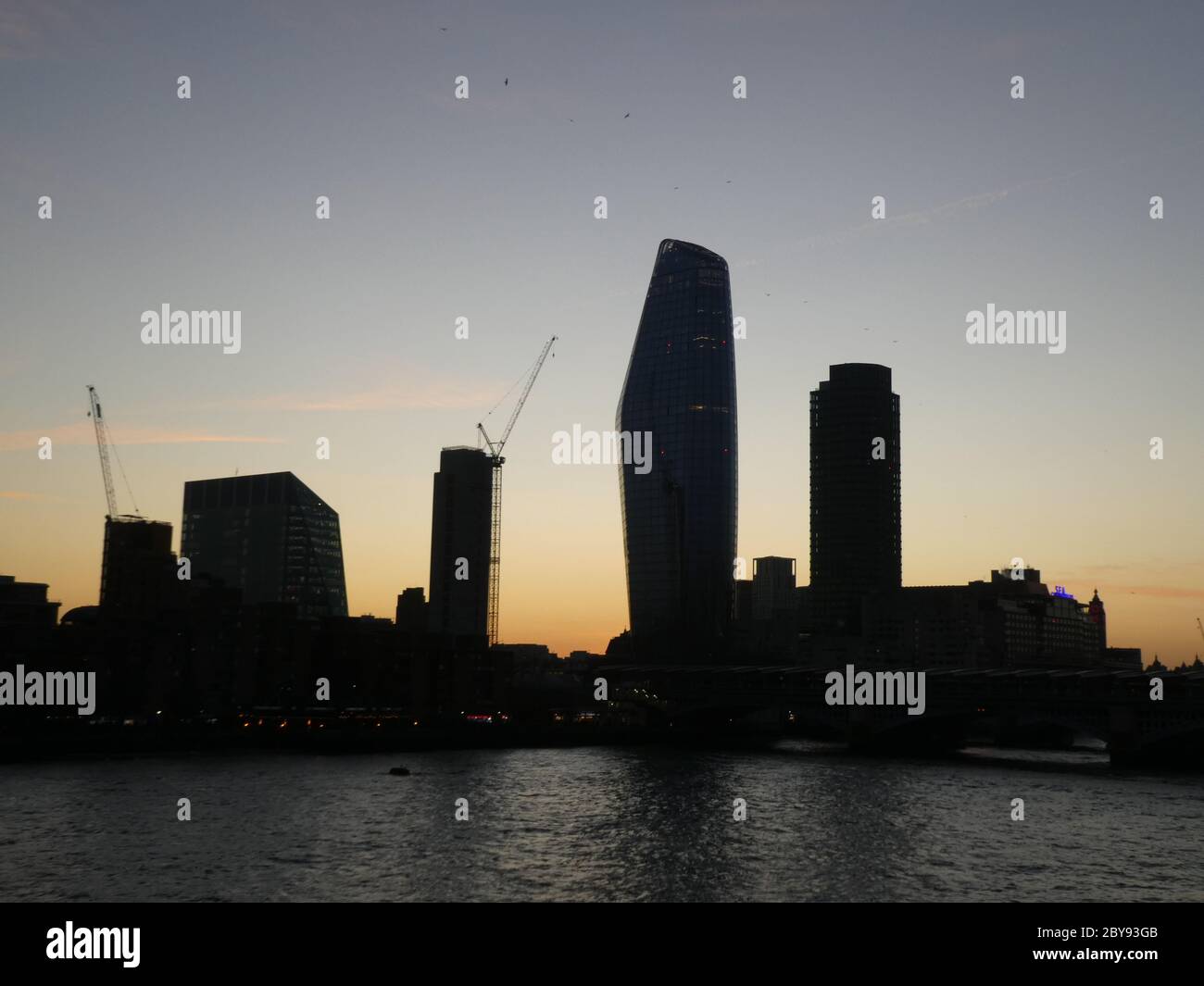 London sunset, January 2020 Stock Photo - Alamy