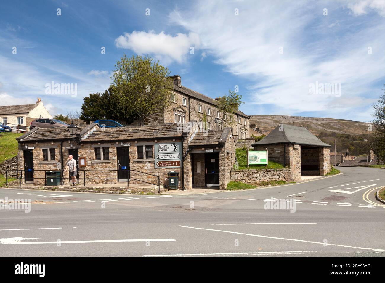 Public Facilities, Reeth, Yorkshire Dales, England Stock Photo - Alamy