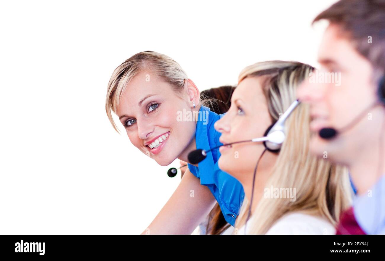 Call center environment hi-res stock photography and images - Alamy