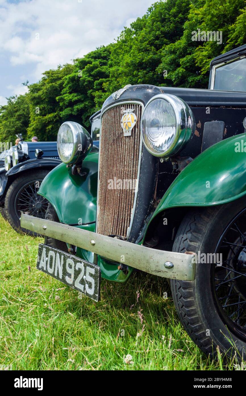 Unrestored pre war Austin car Stock Photo - Alamy