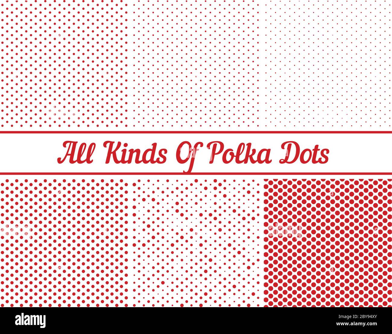 Polka Dot Round Background Set Stock Vector Image & Art - Alamy