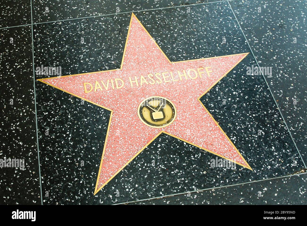 Star Dedicated To The Actor David Hasselhoff On The Walk Of Fame In Hollywood The Walk Of Fame