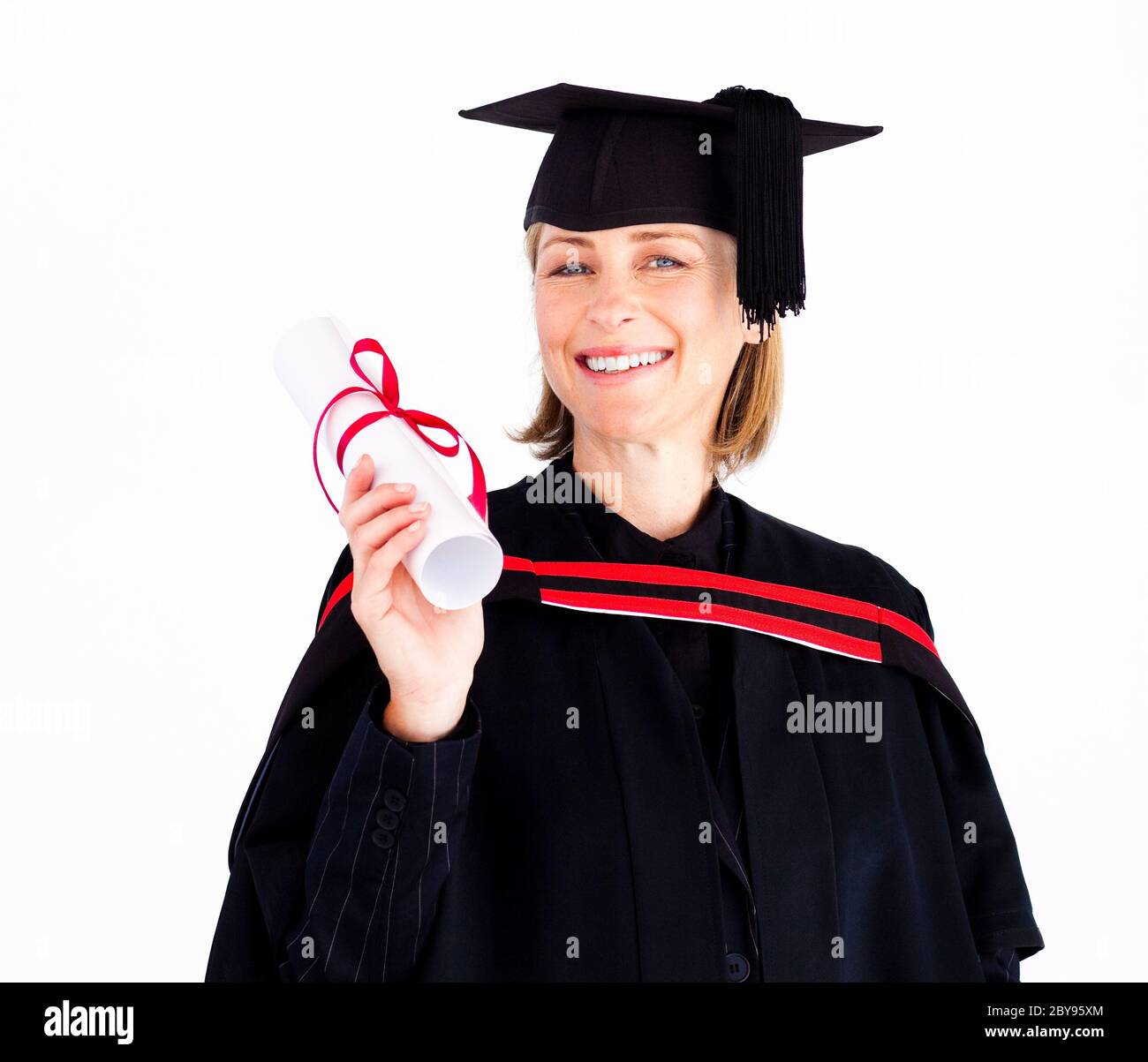 Attractive girl celebrating success hi-res stock photography and images ...